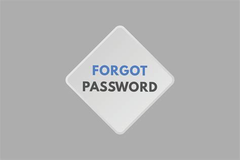 Forgot Password Text Button Forgot Password Sign Icon Label Sticker