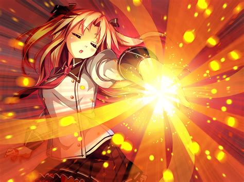 The Big Imageboard Tbib 1girl Blonde Hair Erect Eyes Closed Game