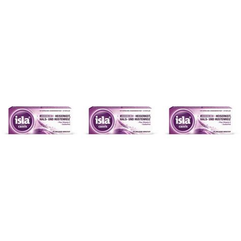 Isla® Cassis Pastillen 3x30 St Redcare Apotheke