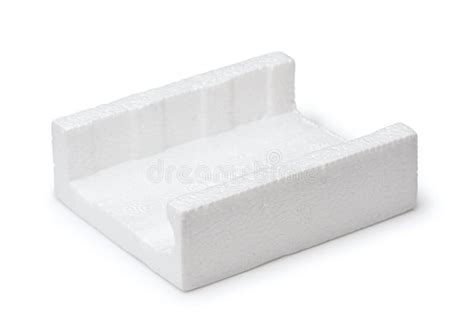 Piece Of Expanded Polystyrene Foam Profile Stock Image Image Of