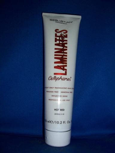 Laminates Cellophanes Hot Red 102 Oz By Sebastian Discontinued Beauty