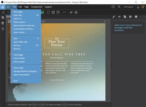 Pinegrow Web Editor 85 Download Latest For Windows Pc