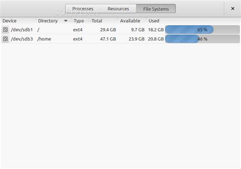 GNOME System Monitor Download Linux Softpedia