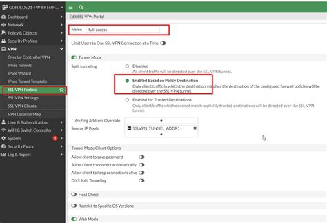 Vpn Users Unable To Reach Internet Fortinet