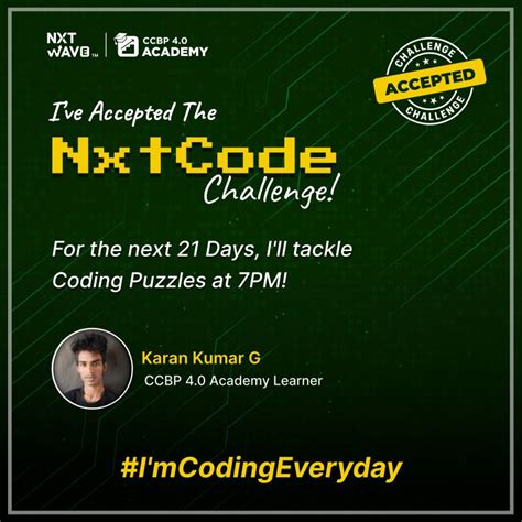 Im Doing Nxtcode Challenge Today Karan Kumar G Posted On The Topic Linkedin