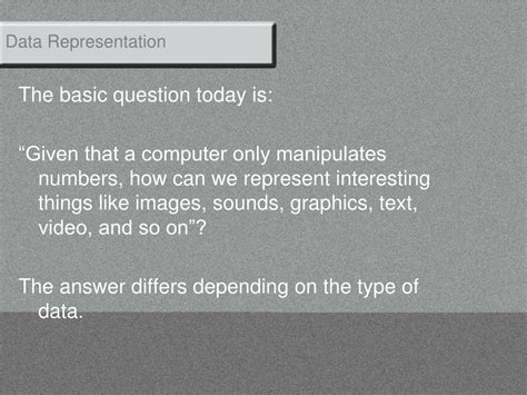 PPT Data Representation PowerPoint Presentation Free Download ID