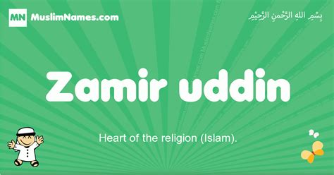Zamir Uddin Meaning Arabic Muslim Name Zamir Uddin Meaning