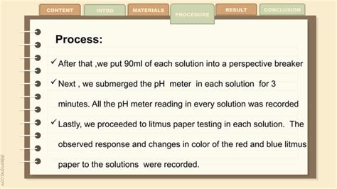 Biochem Lab Ph And Buffers Ph Reading And Litmus Paper Testing Pptx Chemistry Science