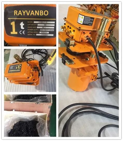 Motorized Hoist Trolley Electric Trolley Chain Hoist Trolley For 1ton