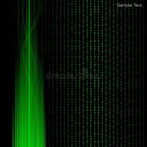 Technology Binary Backgroundvector Illustration Stock Vector Illustration Of Background