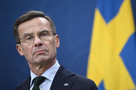 Sverige Vold Statsminister Ulf Kristersson Inviterer Alle
