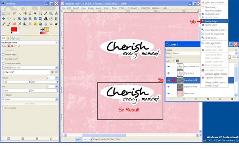 GIMP Digiscrapping Tutorial Creating A Sticker WordArt In Gimp