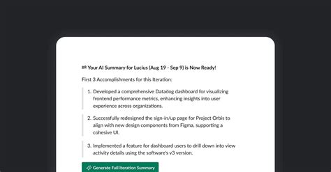 Linearbs Ai Powered Iteration Summaries Are Here Say Goodbye To