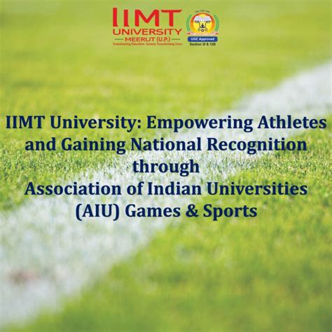 Iimt University Empowering Athletes And Gaining National Recognition Through Association Of