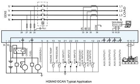 SmartGen HGM N Generator Controller Single Unit Self Start Technical Parameters Display LCD