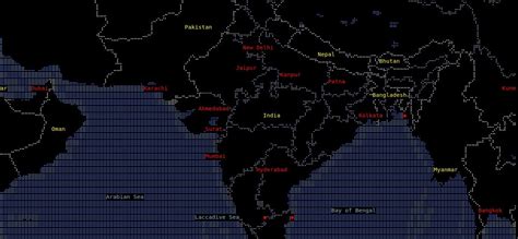Mapscii The World Map In Your Terminal Rascii