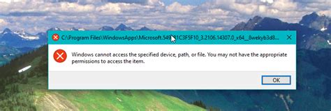 Error Windows Cannot Access The Files Solved Windows Forums