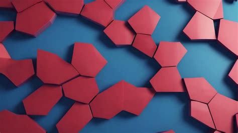 Premium Photo Abstract Blue Polygon Curve Shape Background