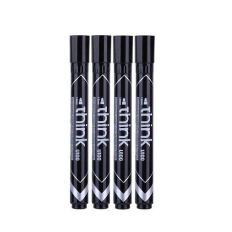 Deli Think Permanent Bullet Markers 1 5mm U10020 4 Pack Shop