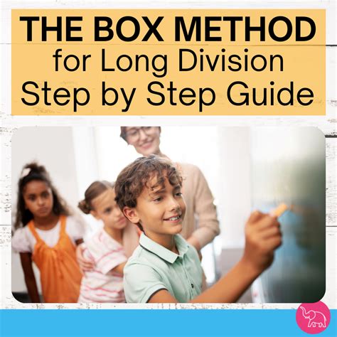 Division Box Method Jumping Elephant Math