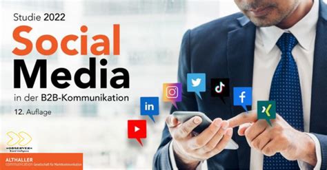 Social Media Nutzung In Der B2b Kommunikation Observer