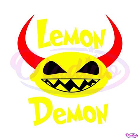 Funny Lemon Demon Band Logo Svg Cutting Digital File