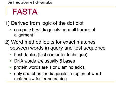 Ppt Comparing Biological Sequences 3 Database Searching And Multiple Alignment Powerpoint