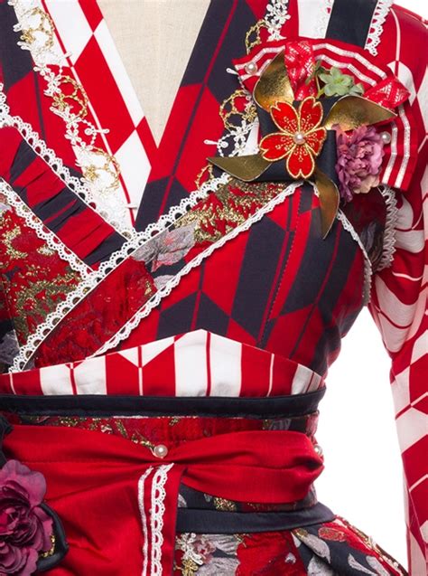 Japanese Style Classic Lolita Oiran Tea Party Flower Wedding Cherry