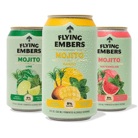 Canned Margarita Variety Pack Flying Embers Canned Cocktails
