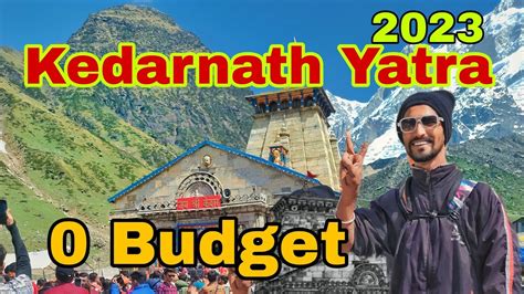 Kedarnath Yatra 2023 Kedarnath Yatra Vlog 13 Youtube