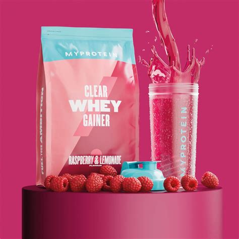 Free Shaker Myprotein Clear Whey Gainer 2kg Select Flavour Protein