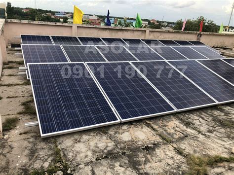 Hệ Thống Điện Mặt Trời Hòa Lưới 61kwp Đức Hòa Long An