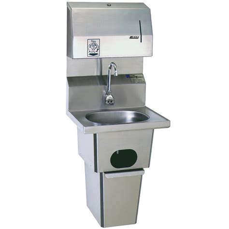 Eagle Group Hsa 10 Fdpee B T Hand Sink With Gooseneck Faucet Towel