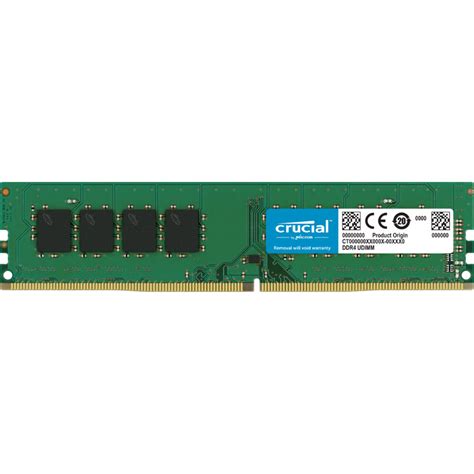Crucial 32gb Desktop Ddr4 3200 Mhz Udimm Memory Ct32g4dfd832a