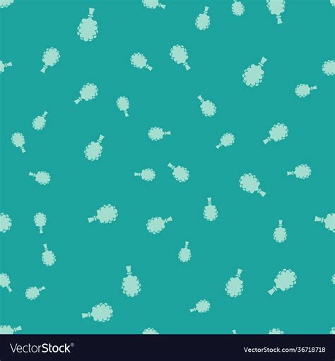 Green Sauna Broom Icon Isolated Seamless Pattern Vector Image