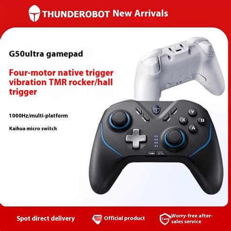 Thunderobot G50 Ultra Gamepad For Pc Buletooth Wireless Wired Controller Vibration Gamepad