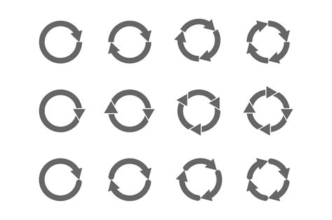 Premium Vector Sync Arrows And Rotation Arrows Vector Stock