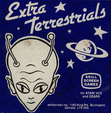 Atari 2600 Vcs Extra Terrestrials Scans Dump Download Screenshots