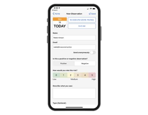 Safety Observation Software Hcss