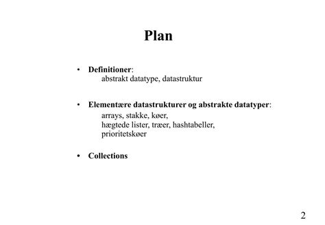 PPT Fundamentale Datastrukturer PowerPoint Presentation Free