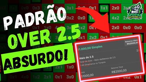 Padrão ABSURDO para Over do Futebol Virtual Bet YouTube