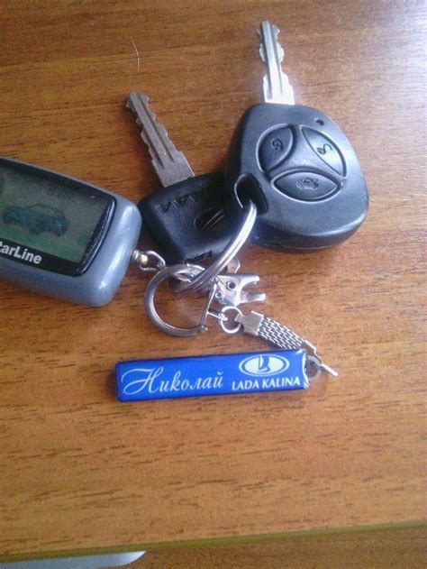 Брелок с Гос номером — Lada Калина Хэтчбек 1g 1 6 л 2007 года