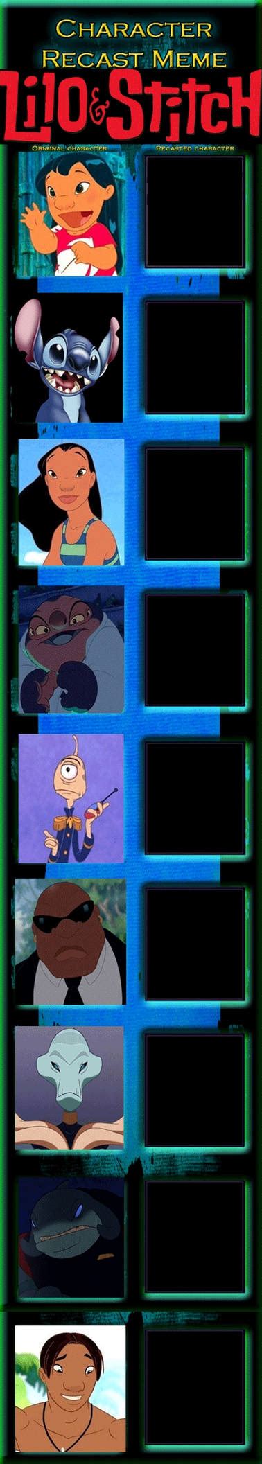 Lilo And Stitch Recast Meme By Jackskellington416 On Deviantart