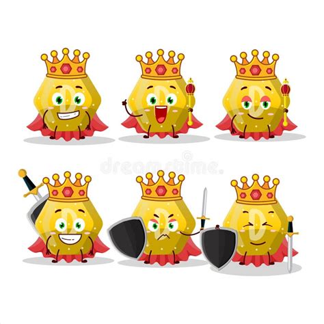 A Charismatic King Yellow Gummy Candy D Cartoon Character Wearing A