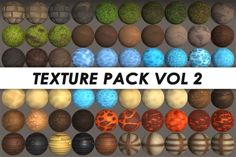 Hand Painted Textures Pack Vol 2 2D Textures Materials Unity Asset Store