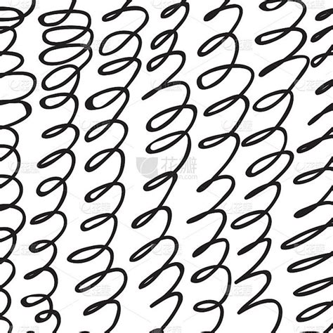 手绘水墨线条肌理。抽象背景图案，矢量插图。