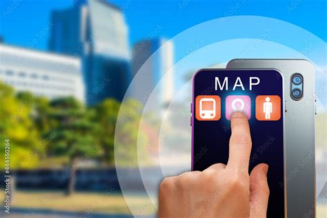 Maps In Smartphone Navigation Using The Mobile App Gps Navigation Map