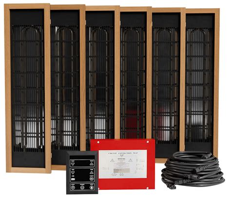 Spectrum Infrared Sauna Heater Kit 120v 1800 Watts Finnmark Designs