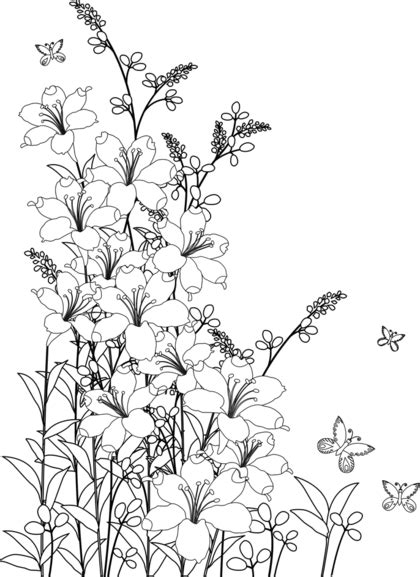 ★컬러링 도안★어른을 위한 색칠공부 봄 느낌 가득 꽃 And 여인 네이버 블로그 Coloring Book Pages