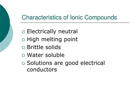 Ppt Ionic Compounds Powerpoint Presentation Free Download Id4012227